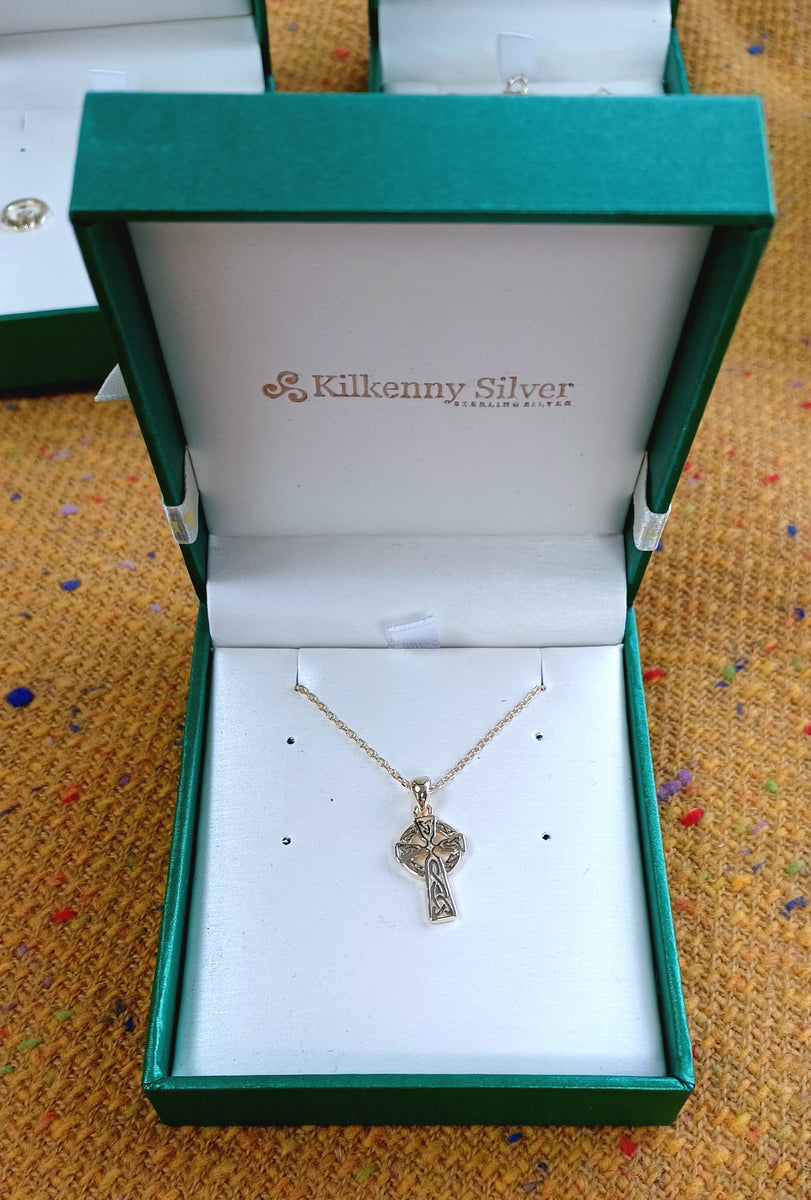 Kilkenny Silver - Celtic Cross Necklace – Siopa An Carn