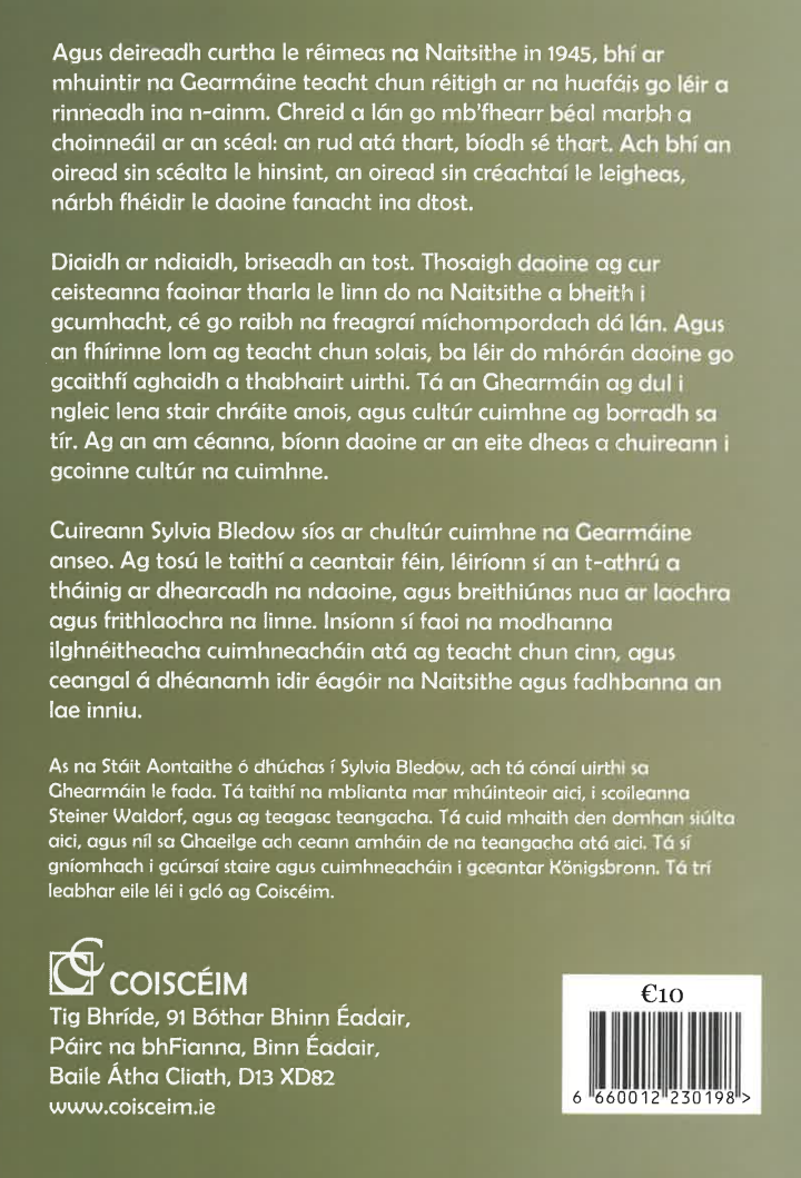 Cultúr na Cuimhne sa Ghearmáin Sylvia Bledow – Siopa An Carn