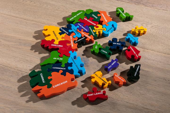 Alphabet Jigsaws Handcrafted Wooden Jigsaw Puzzle Counties Of Ireland ...
