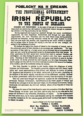 O'Brien Celtic Gifts 1916 Irish Proclamation Poster – Siopa An Carn